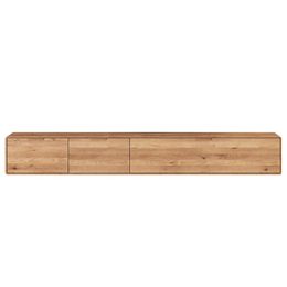 Linea Natura Lowboard, Wildeiche, Holz, Wildeiche, massiv, 200x31x40 cm, Holzm&ouml;bel, Kleinm&ouml;bel Holz, Holzkommoden, Lowboards Holz