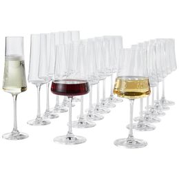 Novel Gl&auml;serset Bardolino, Klar, Glas, 18-teilig, Lfgb, Made in Europe, Essen & Trinken, Gl&auml;ser, Gl&auml;ser-Sets
