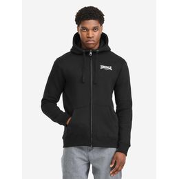 Lonsdale Sweatjacke Herren Gr&ouml;&szlig;e L schwarz / wei&szlig;