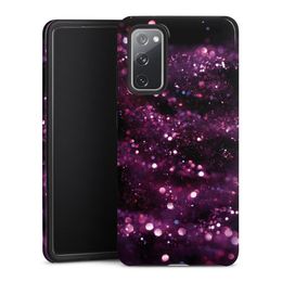 DeinDesign Galaxy S20 FE 5G Handy Panzer Handyh&uuml;lle robuste Outdoor H&uuml;lle Schutzh&uuml;lle gl&auml;nzend Glitter Glitzer Muster Tough Case