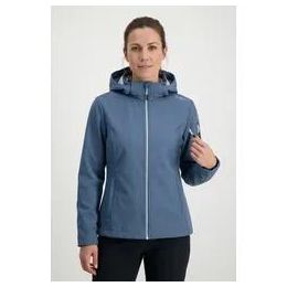 Softshelljacke CMP, Damen, Gr. 50, space, Softshell, Obermaterial: 100% Polyester. Futter: 100% Polyester, hoch geschlossener Ausschnitt, eingefasste Kante, Jacken Softshelljacke, Atmungsaktiv & Windabweisend & Wasserabweisend & Leichtes Material