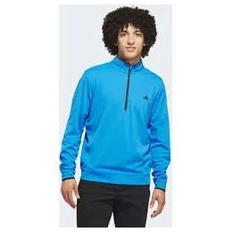 Sweatshirt Adidas PERFORMANCE "CORE LTWT 1/4 Z", Herren, Gr. S, lucid ray blau, Obermaterial: 100% Polyester, Sweatshirts Sweatshirt