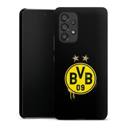 DeinDesign Galaxy A53 5G Handy Premium Case Smartphone Handyh&uuml;lle Schutzh&uuml;lle gl&auml;nzend Star Borussia Dortmund Bvb Premium Case