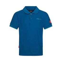Trollkids Poloshirt "Bergen XT" in Blau - 35% | Gr&ouml;&szlig;e 110 | Kinder-oberteile