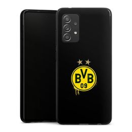 DeinDesign Galaxy A52s 5G Handy Silikon H&uuml;lle Case schwarz Handyh&uuml;lle Star Bvb Borussia Dortmund
