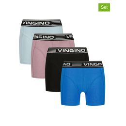Vingino 4er-Set: Boxershorts in Bunt - 51% | Gr&ouml;&szlig;e 122/128 | Kinder-waesche
