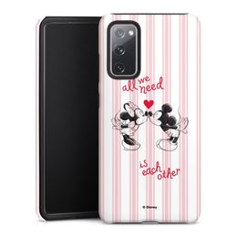 DeinDesign Galaxy S20 FE 5G Handy Panzer Handyh&uuml;lle robuste Outdoor H&uuml;lle Schutzh&uuml;lle gl&auml;nzend Disney Love Tough Case