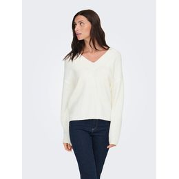 Jacqueline de Yong JDY Pullover in Wei&szlig; - 30% | Gr&ouml;&szlig;e L | Damen-pullover-cardigans