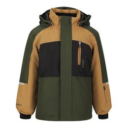 ZIGZAG Ski-/ Snowboardjacke "Scout" in Khaki/ Hellbraun - 64% | Gr&ouml;&szlig;e 92 | Kinder-outdoor-jacken