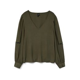 V&eacute;ro Moda Vero Moda Bluse 'VMALVA' Damen Gr&ouml;&szlig;e XS oliv
