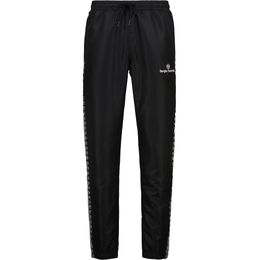 Sergio Tacchini Sporthose 'Morgana' Herren Gr&ouml;&szlig;e XL schwarz / wei&szlig;