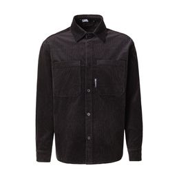 K by KARL LAGERFELD Karl Lagerfeld Button Up Shirt male size XXL Black