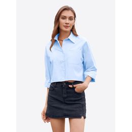 Imily Bela Bluse Damen Gr&ouml;&szlig;e XL hellblau