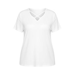 Imily Bela T-Shirt Damen Gr&ouml;&szlig;e XXXL wei&szlig;