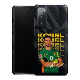 DeinDesign Galaxy S20 FE Handy Premium Case Smartphone Handyh&uuml;lle Schutzh&uuml;lle gl&auml;nzend Borussia Dortmund Bvb Gregor Kobel Premium Case