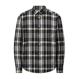 Only & Sons Only & Sons Button Up Shirt 'ONSKIM' male size XL Navy / Light yellow / Black / White