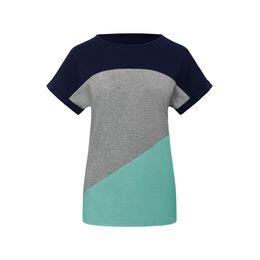 Imily Bela T-Shirt Damen Gr&ouml;&szlig;e XL blau / graumeliert / gr&uuml;n