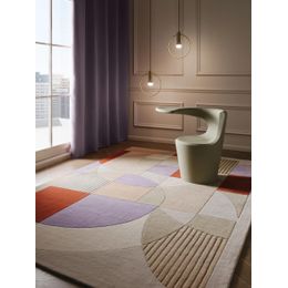 benuta Finest Wollteppich Adam Multicolor 200x300 cm - Naturfaserteppich aus Wolle