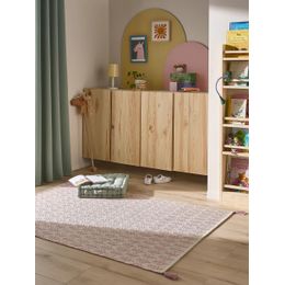 Lytte Waschbarer Kinderteppich Elli Rosa 90x130 cm - Waschbarer Teppich f&uuml;r Kinderzimmer
