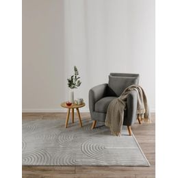 benuta Basic Kurzflor Teppich Claire Grau 120x170 cm - Moderner Kurzflor-Teppich f&uuml;r Wohnzimmer