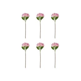 Butlers Kunstblume FLORISTA Hortensie 6er-Set in Pink | Gr.: onesize