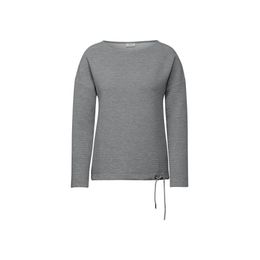 Cecil Langarmshirt in platinum grey mel. | Gr.: L