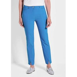 GOLDNER Elegante Hose LOUISA mit Formbund in blau | Gr.: 44