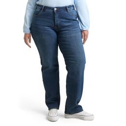 Tom Tailor Plus Damen Tom Tailor PLUS 5-Pocket-Jeans mit Stretch 48, N-Gr