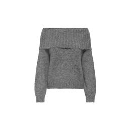 Only Pullover in Medium Grey Melange | Gr.: L