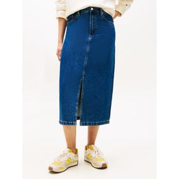 Tommy Hilfiger Damen Jeansrock &raquo;DNM EMI MIDI STRAIGHT SKIRT HW&laquo; 40