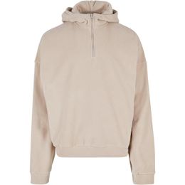 Urban Classics Herren Urban Classics Sweater &raquo; Herren Oversized Polar Fleece Half Zip Hoody&laquo;, 1 Stk. M