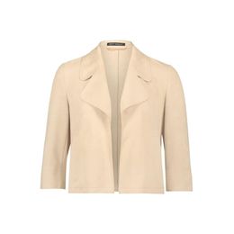 Betty Barclay Blazer-Jacke mit Rei&szlig;verschluss in Beige | Gr.: 48