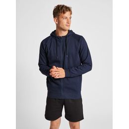 Hummel Rei&szlig;verschluss Kapuzenpullover Hmlred Herren in MARINE | Gr.: M