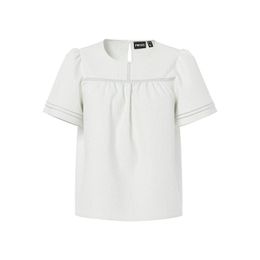 Pieces Damen Pieces Blusenshirt &raquo;PCSIKKA SS TOP WVN NOOS BC&laquo; mit Puff&auml;rmeln XS