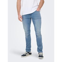 Only & Sons Only & Sons Herren ONLY & SONS Slim-fit-Jeans &raquo;ONSLOOM SLIM LBD 8263 AZG DNM NOOS&laquo; blau 32, L&auml;nge 32