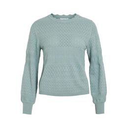 Vila Strickpullover in Blue Surf | Gr.: L