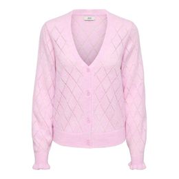 Jacqueline de Yong JDY Strickjacke in Pink Lady | Gr.: XXL