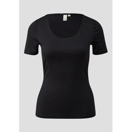 QS T-Shirt in 9999_schwarz | Gr.: L