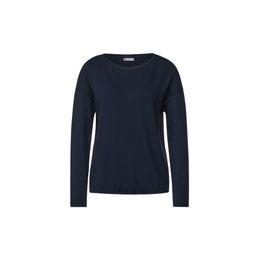 Street One Langarmshirt in deep blue | Gr.: 38
