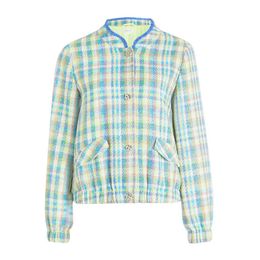 Cartoon Blazer-Jacke kariert in Green/Blue | Gr.: 46