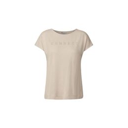Street One T-Shirt in coastal beige | Gr.: 40