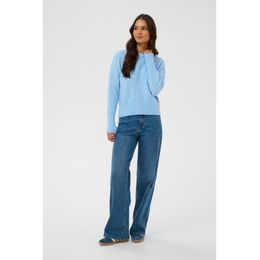 Kaffe Strickpullover KAniel Regular fit in Powder Blue Melange | Gr.: XL