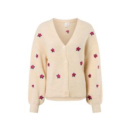 Y.A.S Strickjacke YASFleur in sand fuchsia - 0002 | Gr.: M
