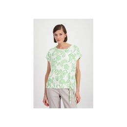 monari T-Shirt in pastell green gemustert | Gr.: 40
