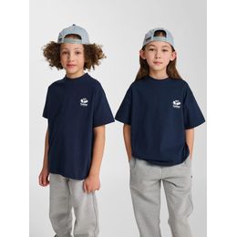 Hummel T-Shirt Hmlloose Lebensstil Kinder in DARK SAPPHIRE | Gr.: 110
