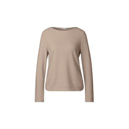 Street One Langarmshirt in honey sand mel. | Gr.: 42