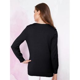 Sieh an! Strickjacke in schwarz | Gr.: 40