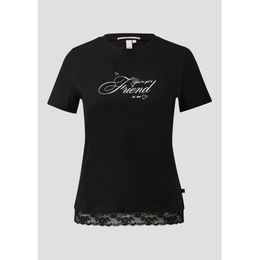 QS T-Shirt in 99D0_schwarz | Gr.: XL