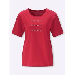 Sieh an! Kurzarm-Shirt in rot | Gr.: 42