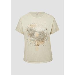 QS T-Shirt in 81D3_beige | Gr.: 46